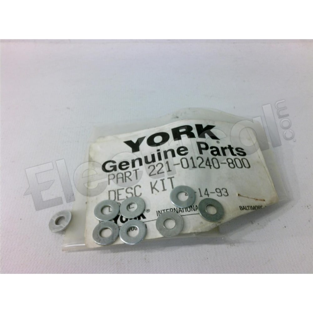 Johnson Controls 221-01240-800 Nut/Bolt/Rod/Washer Machine Part