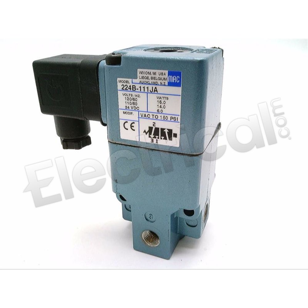 Mac Valves 224B-111JA Solenoid Valve Valve