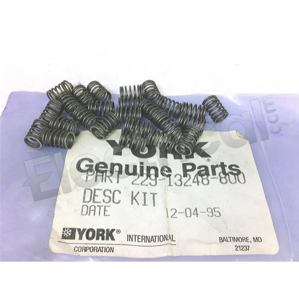 Johnson Controls 229-13248-800 Spring Machine Part