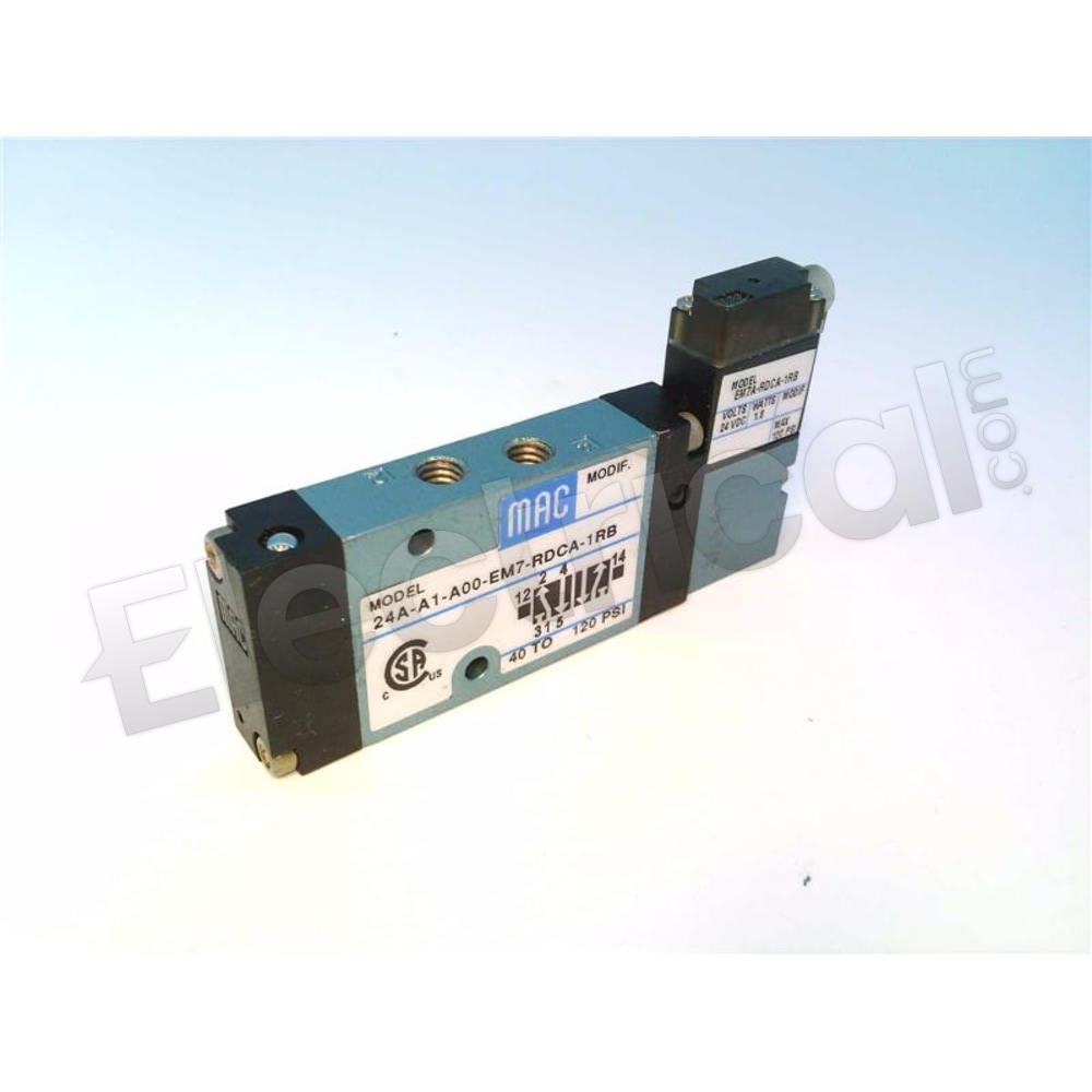 24A-A1-A00-EM7-RDCA-1RB Mac Valves Solenoid Valve Valve