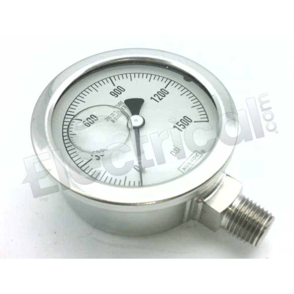25-500-1500-PSI Noshok Hydraulic Pressure Regulator & Gauge Hydraulic