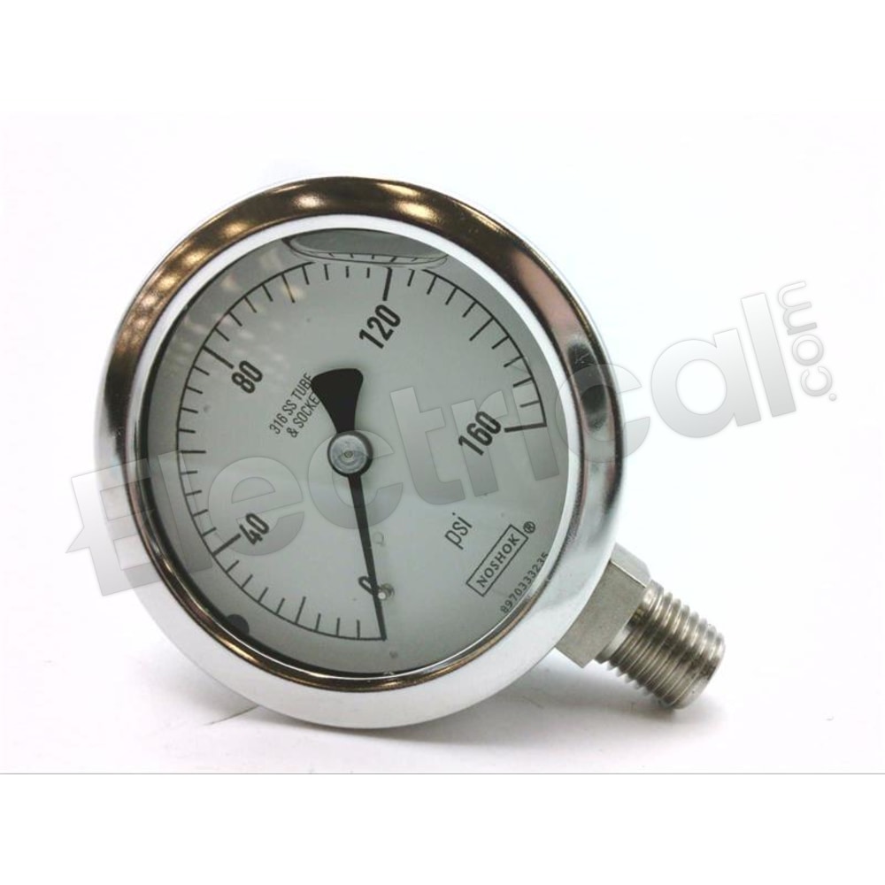 Noshok 25-500-160-PSI Hydraulic Pressure Regulator & Gauge Hydraulic