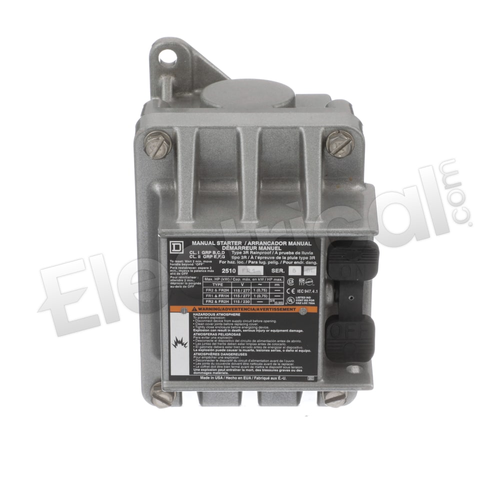 2510FR1 Square D Motor Starter Motor Control