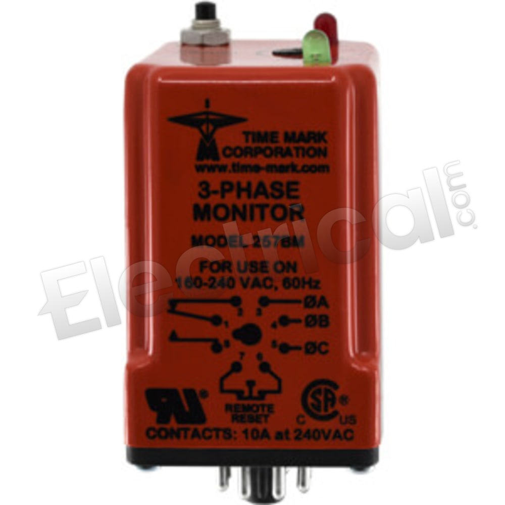 257BM Time Mark Corp Voltage/Phase Monitor Relay