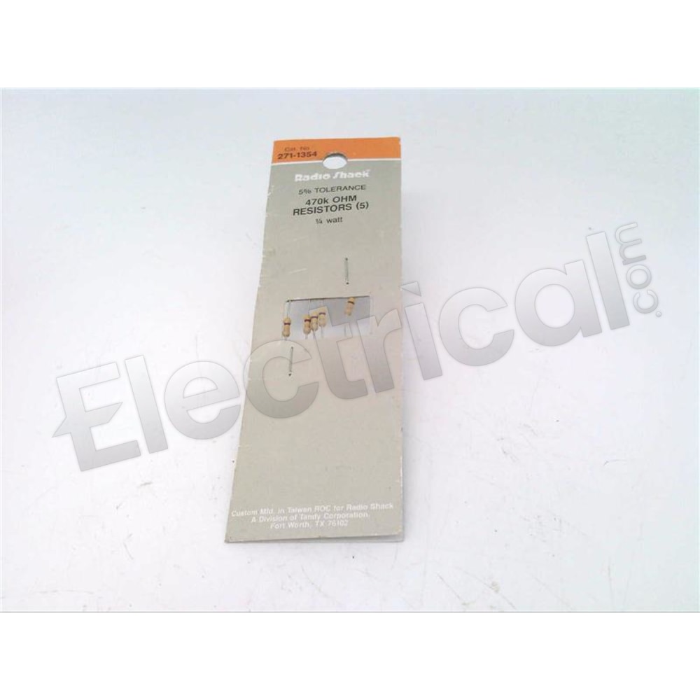 Radio Shack 271-1354 Resistor Electrical Component