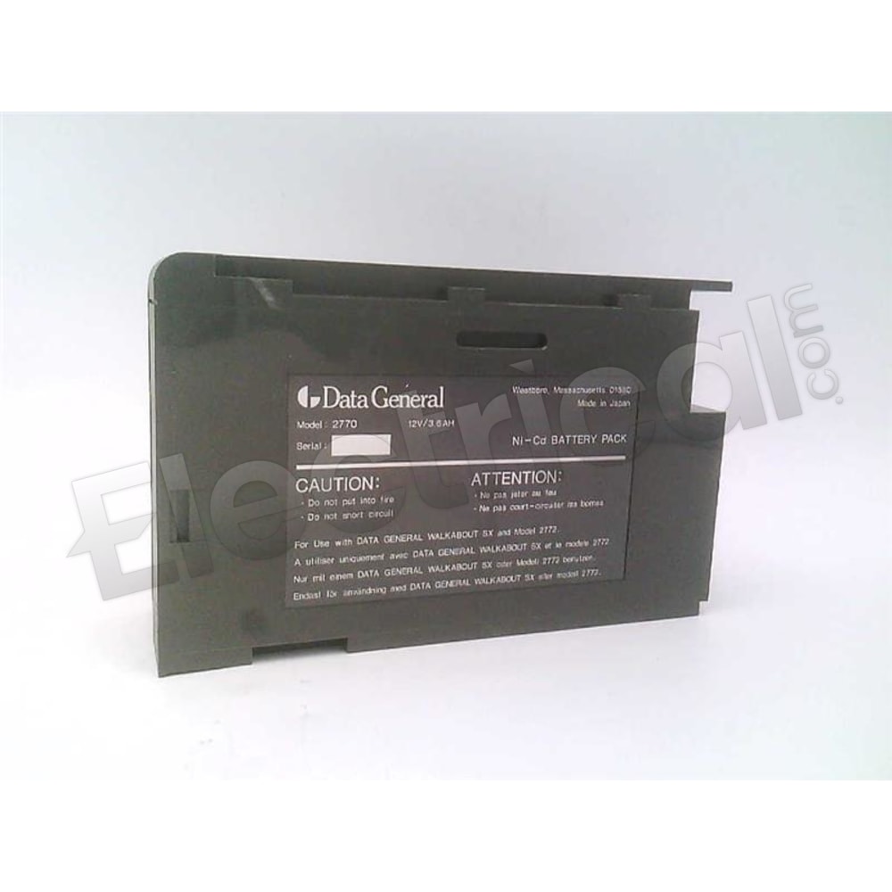 Data General 2770 Battery Power Supply