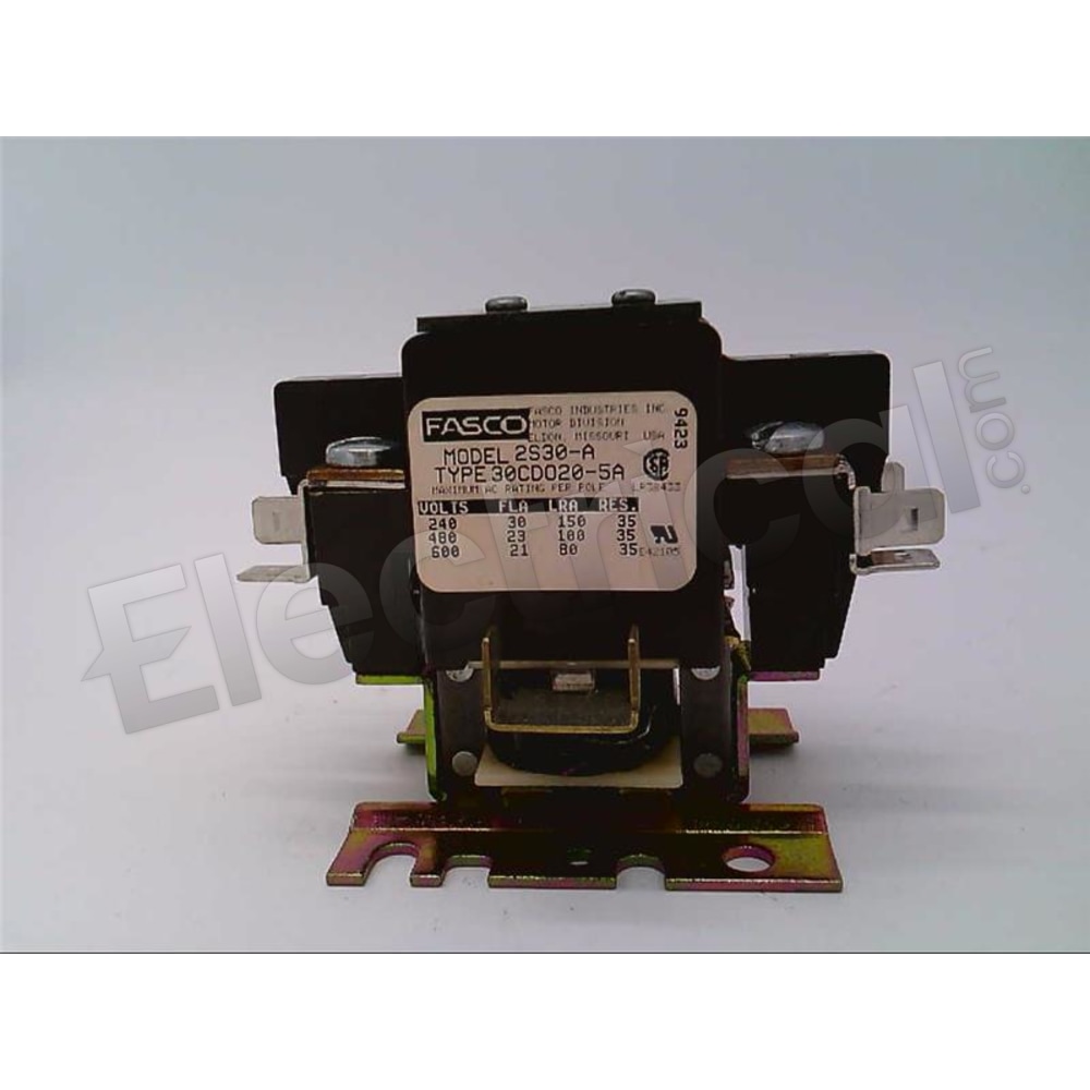 Regal Beloit 2S30-A Contactor Motor Control