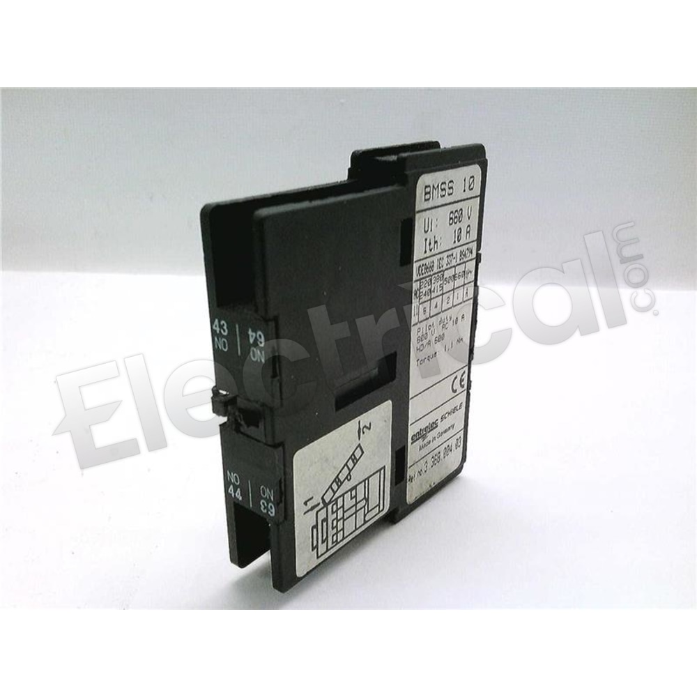 ABB 3.368.004.03 Contactor And Motor Starter Auxiliary Motor Control