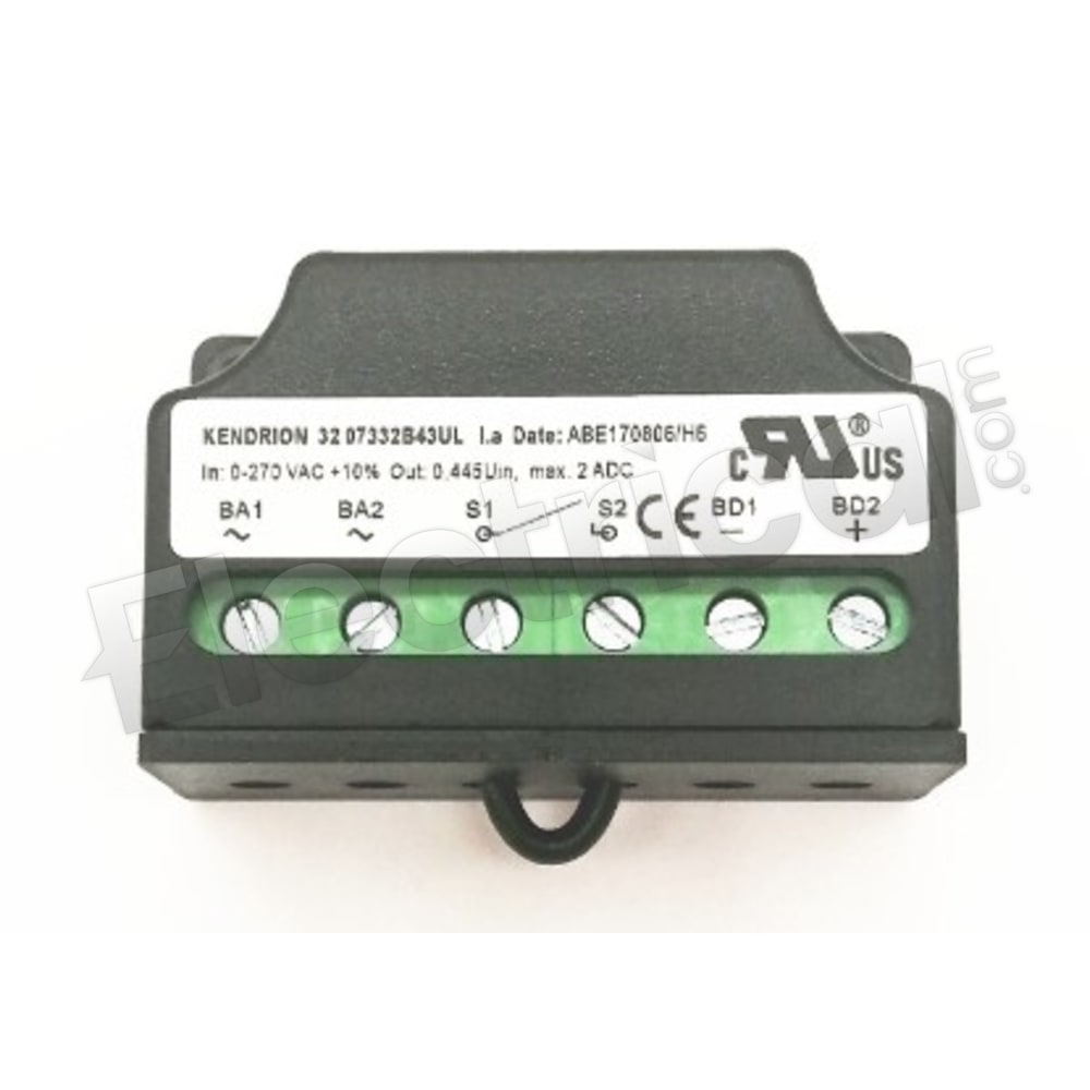 32 07332B43UL Kendrion Rectifier Assembly Drives