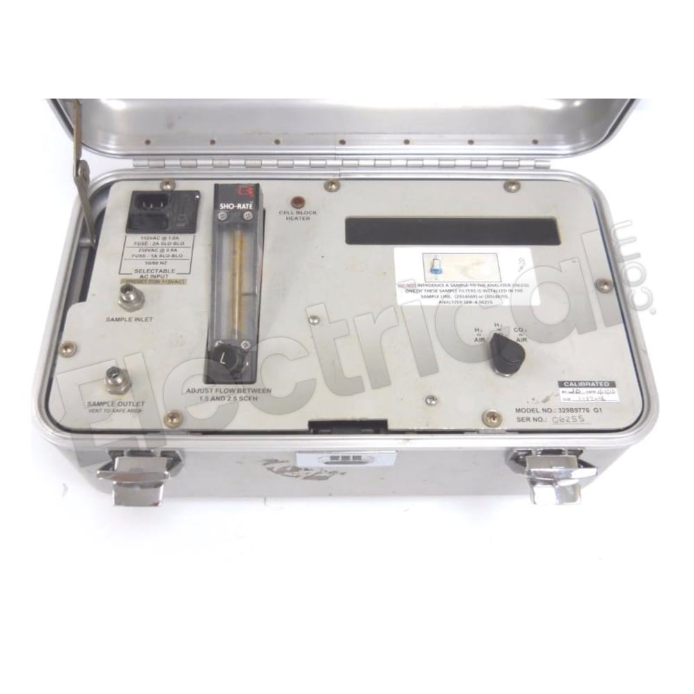 General Electric 329B9776-G1 Gas Analyzer Test Equipment