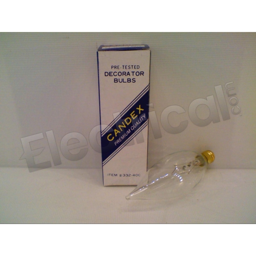 Candex 332-40C Incandescent Lamp Lighting
