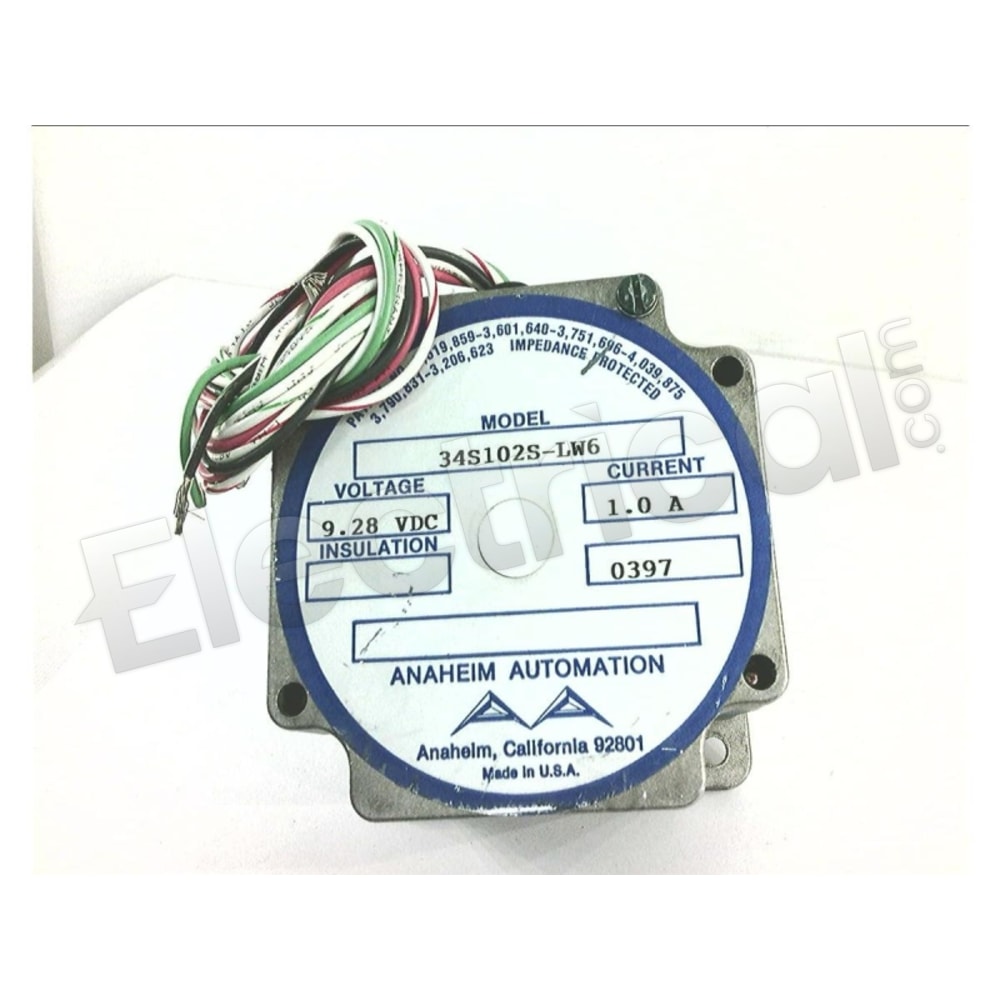 Anaheim Automation 34S102S-LW6 Motor Automation