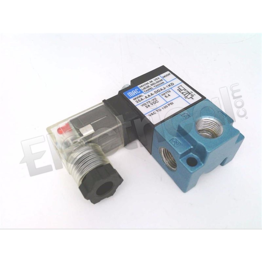 Mac Valves Inc 35A-AAA-DDAJ-1KD Solenoid Valve Valve