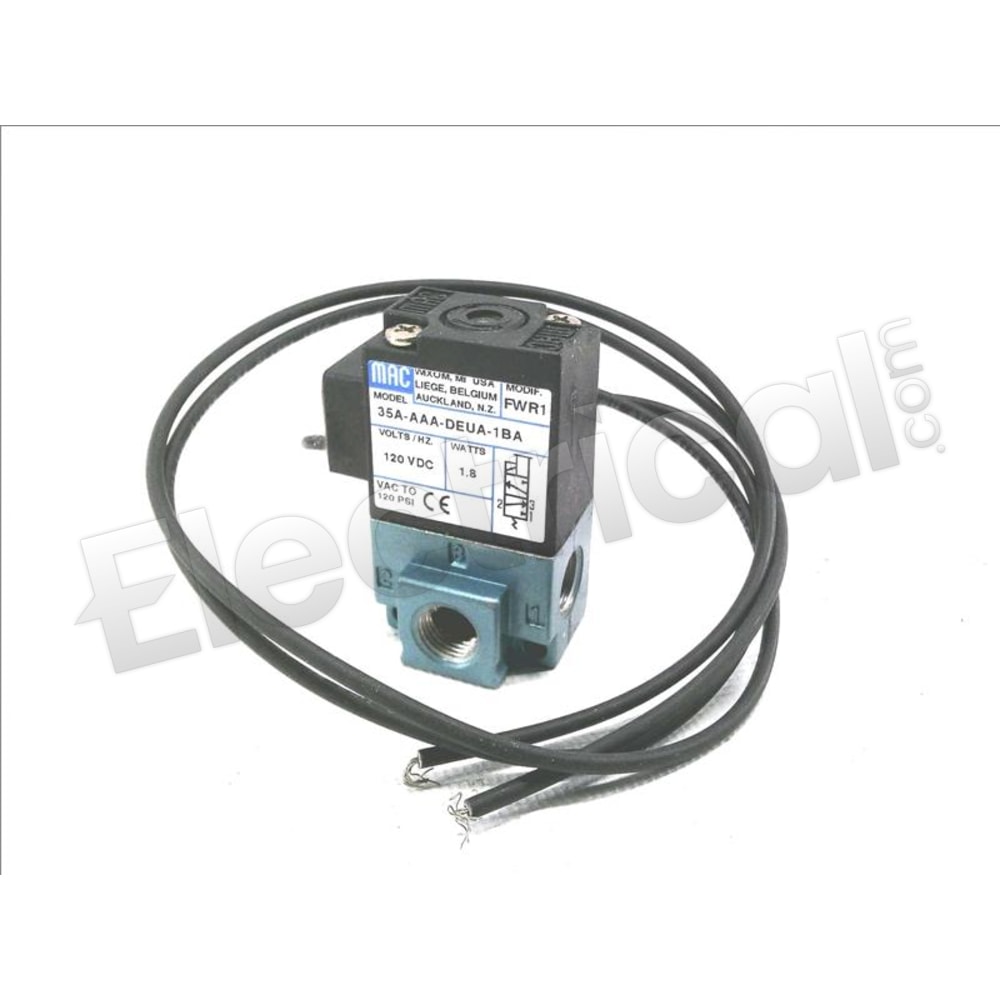 Mac Valves Inc 35A-AAA-DEUA-1BA Solenoid Valve Valve