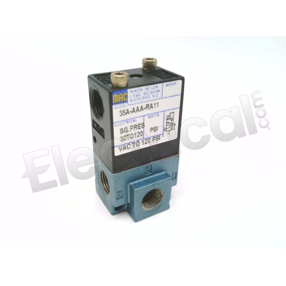 35A-AAA-RA11 Mac Valves Solenoid Valve Valve