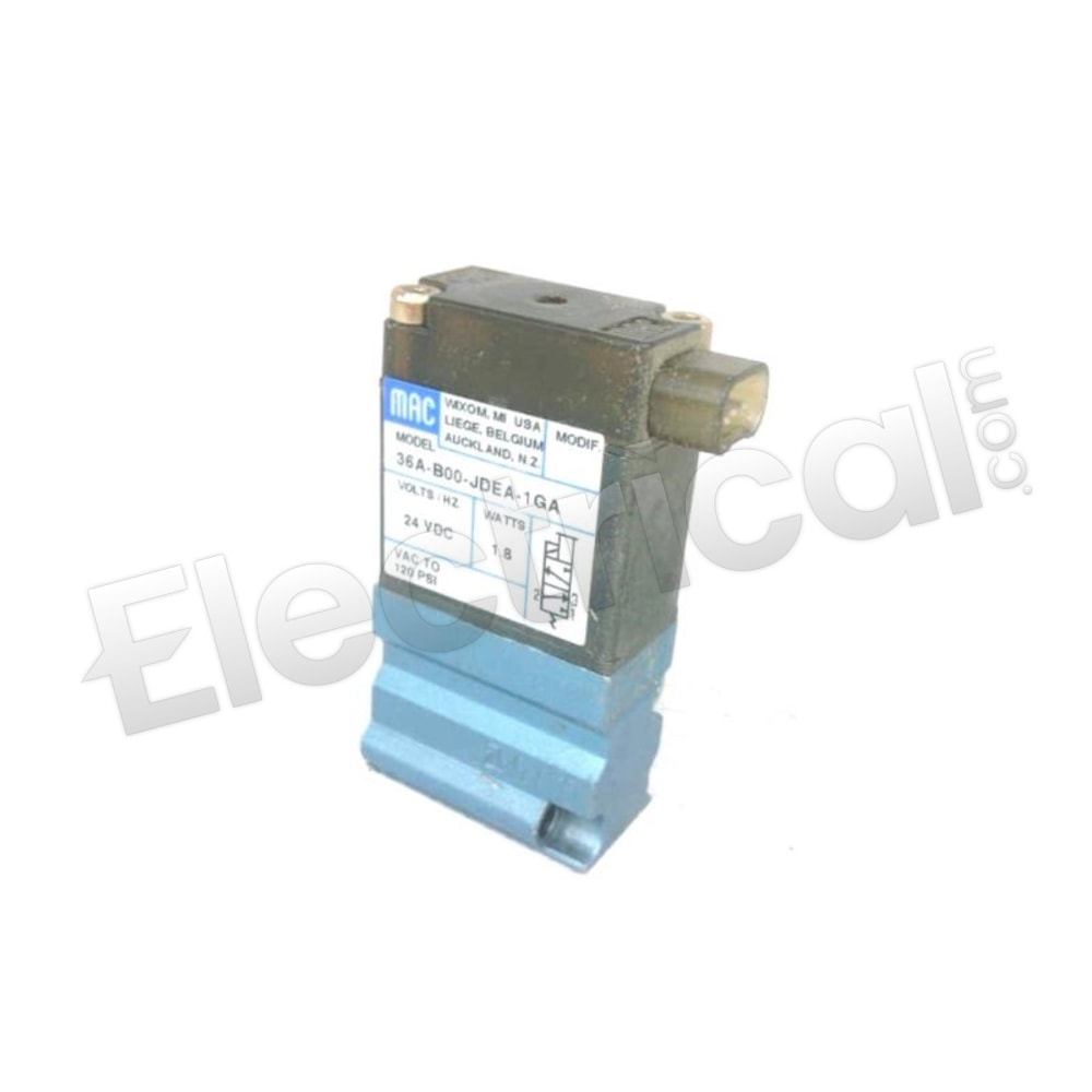 Mac Valves 36A-B00-JDEA-1GA Solenoid Valve Valve
