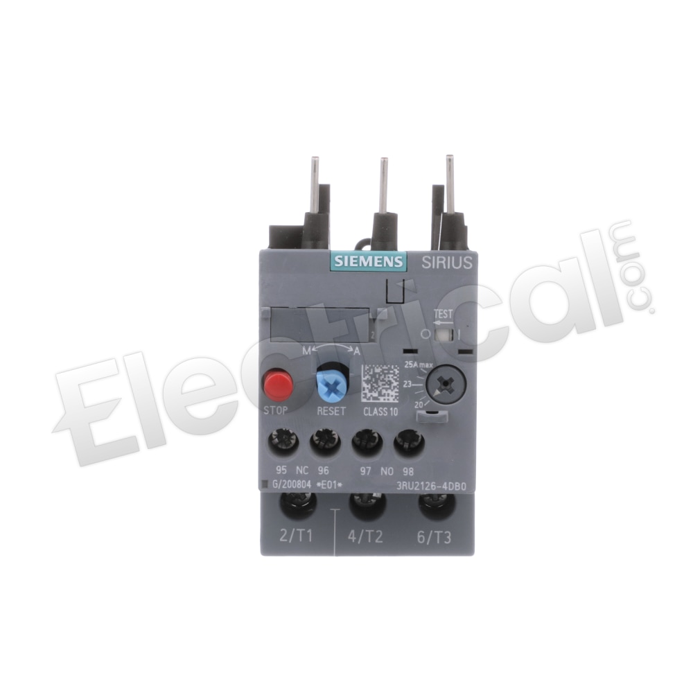Siemens 3RU2126-4EC0 Overload Relay Motor Control