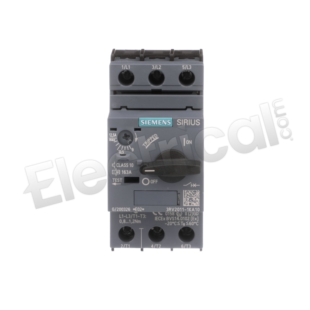 Siemens 3RV2011-1KA10 Molded Case Circuit Breaker