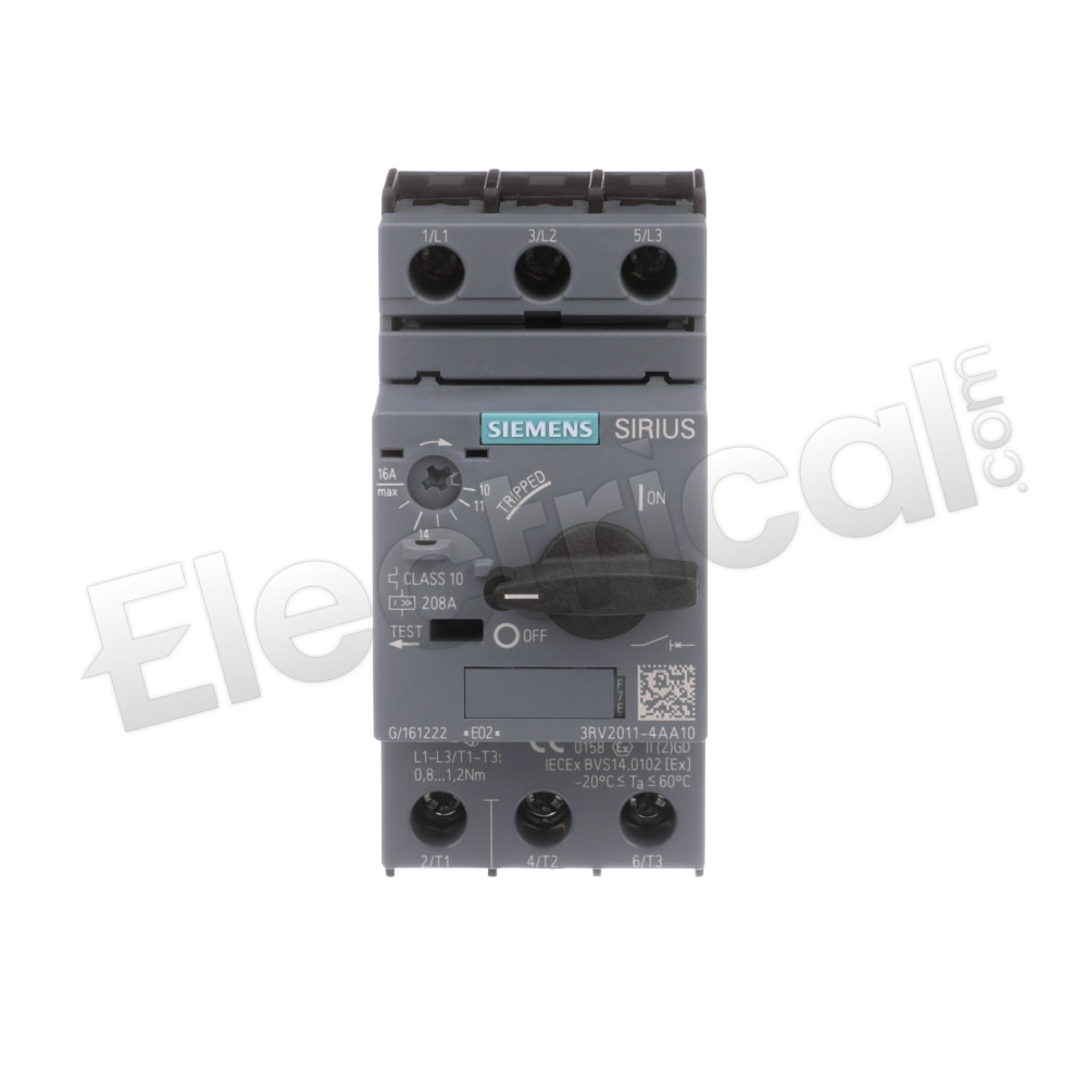 Siemens 3RV2011-4AA10 (3RV20114AA10) Molded Case Circuit Breaker