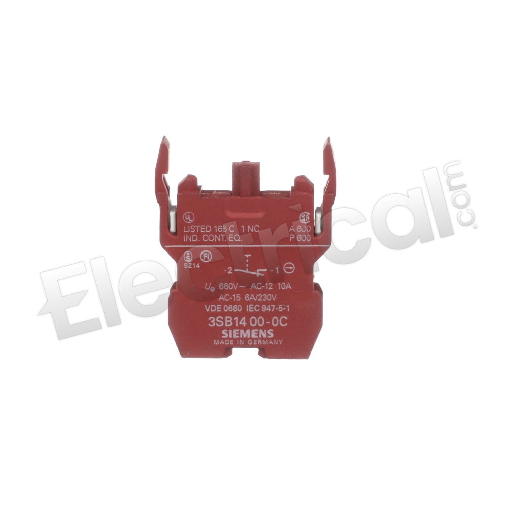 3SB1400-0C Siemens Motor Control Part And Accessory Motor Control