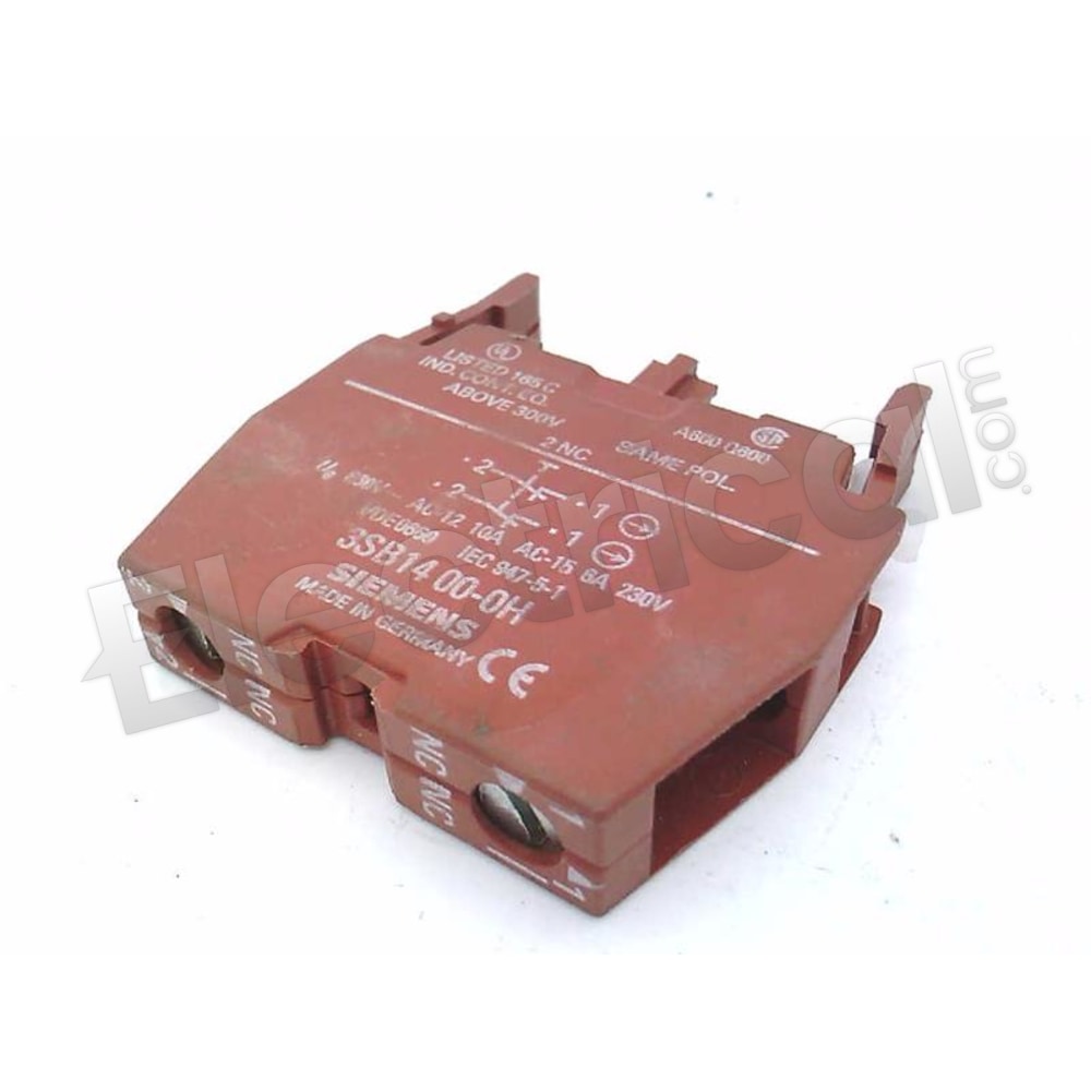 Siemens 3SB1400-0H Motor Control Part And Accessory Motor Control