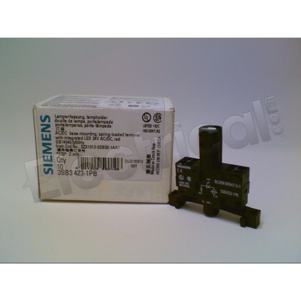Siemens 3SB3423-1PB Motor Control Part And Accessory Motor Control