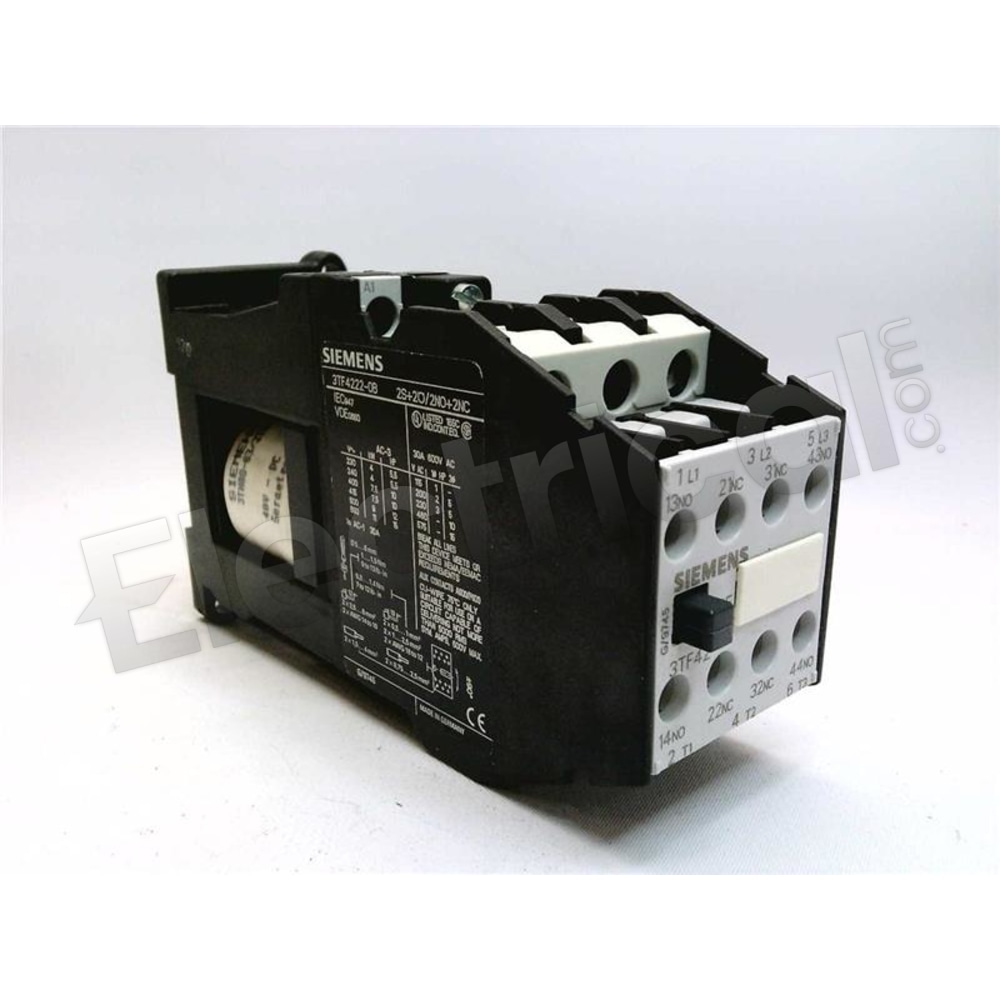 Siemens 3TF42-22-0BW8 Contactor Motor Control