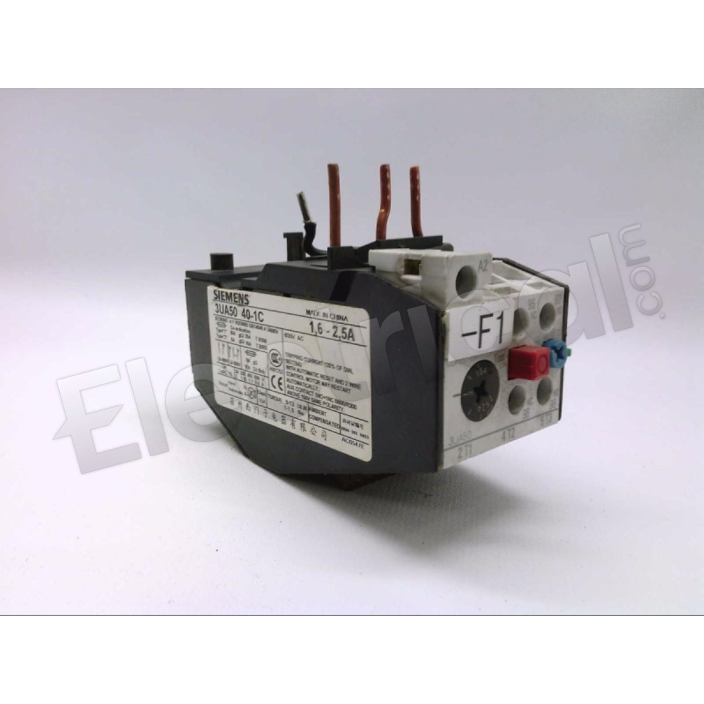 Siemens 3UA5040-1C (3UA50-40-1C) Overload Relay Motor Control