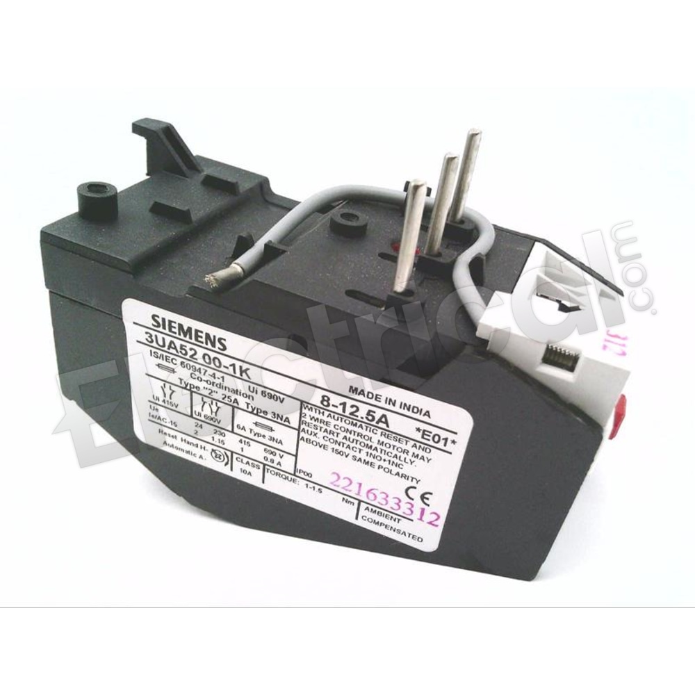 3UA5200-1K Siemens Overload Relay Motor Control