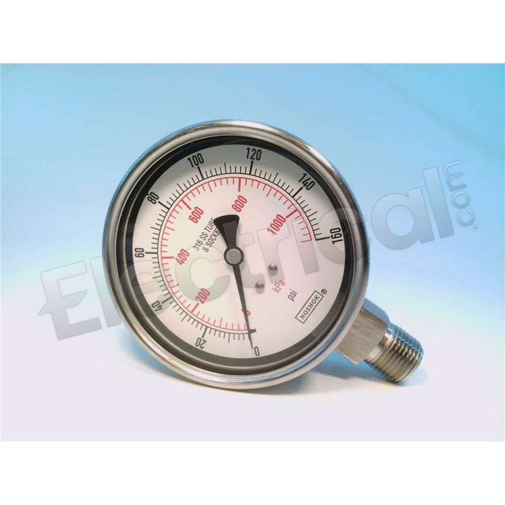 Noshok 40-400-160-PSI Hydraulic Pressure Regulator & Gauge Hydraulic