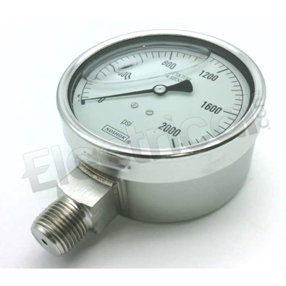 Noshok 40-500-2000-PSI Hydraulic Pressure Regulator & Gauge Hydraulic