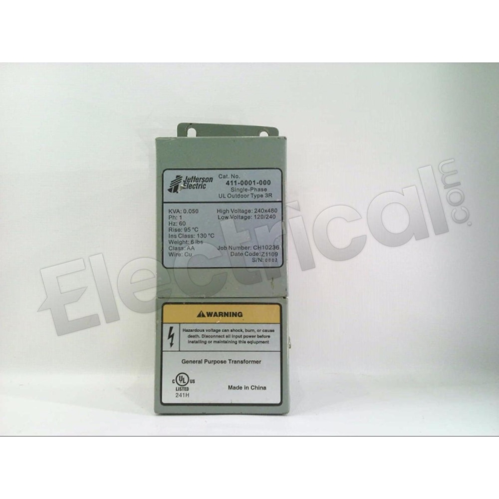 Pioneer Power Solutions 411-0001-000 Dry Type Transformer