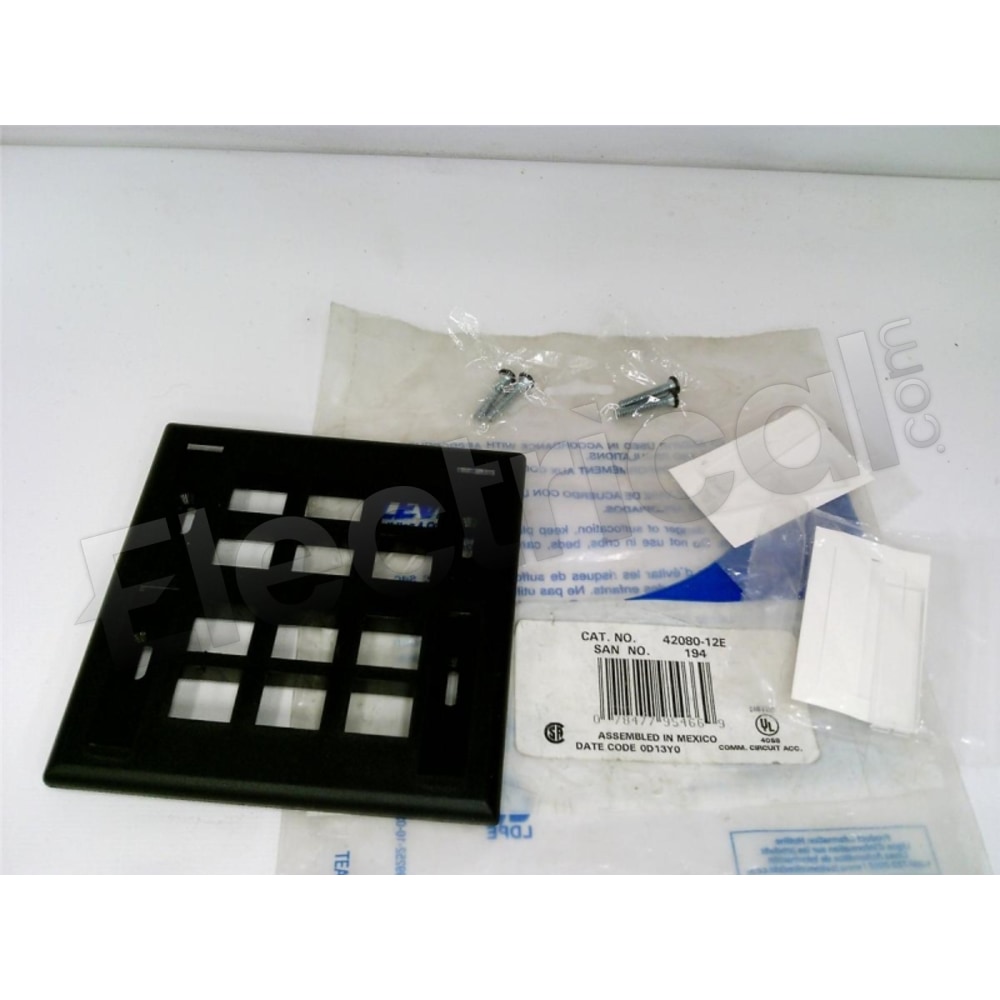Leviton 42080-12E Wall Plate Electrical Product