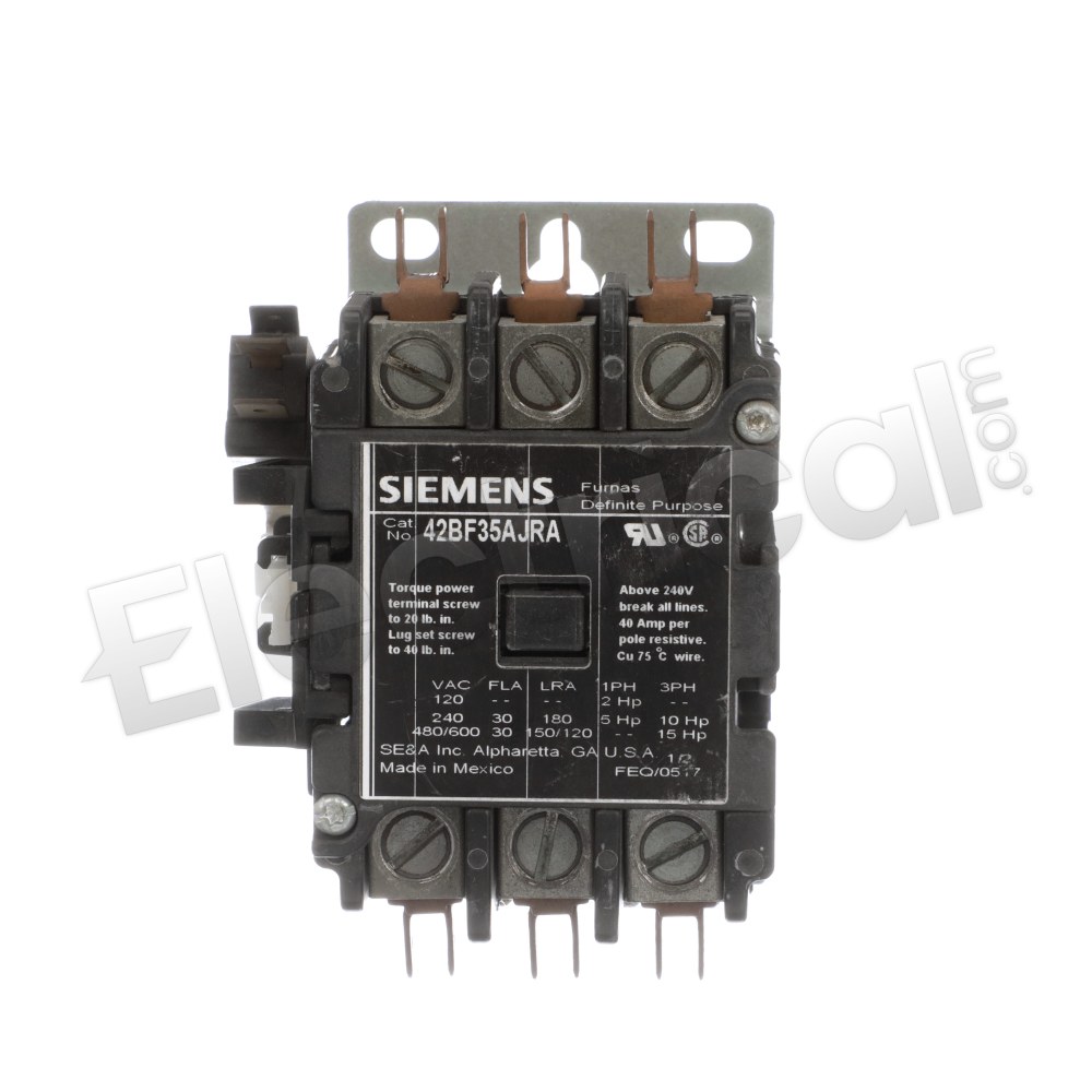 Siemens 42BF35AJRA Contactor Motor Control