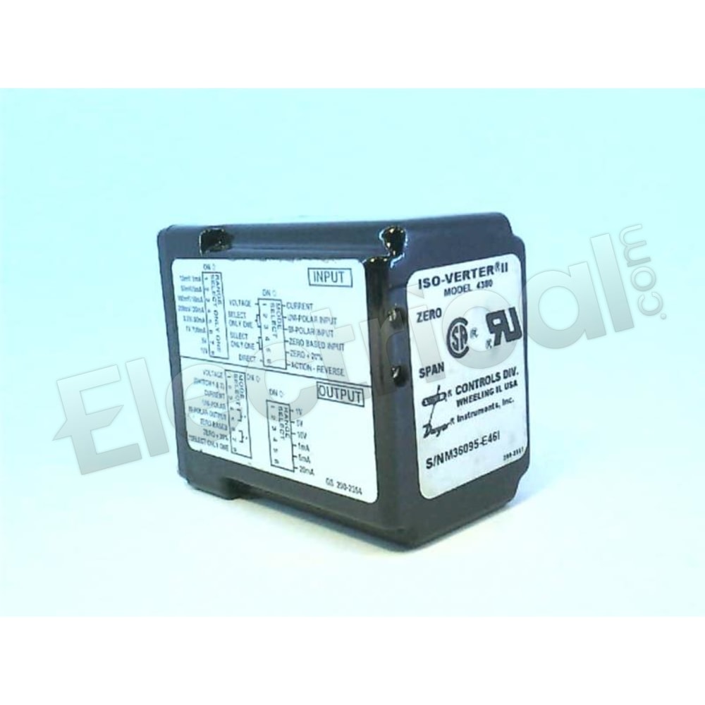 Dwyer 4380 Signal Conditioner/Transmitter Automation