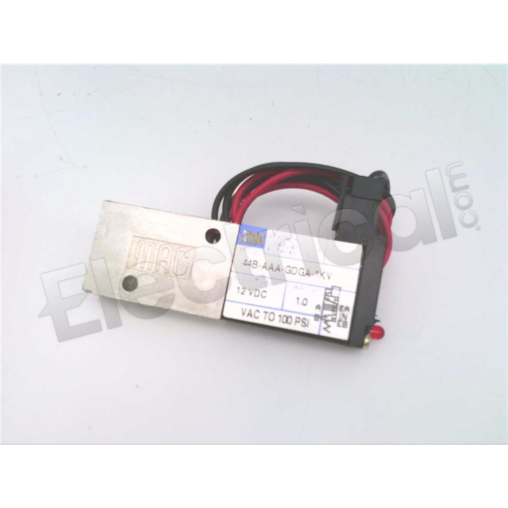 Mac Valves Inc 44B-AAA-GDGA-1KV Solenoid Valve Valve
