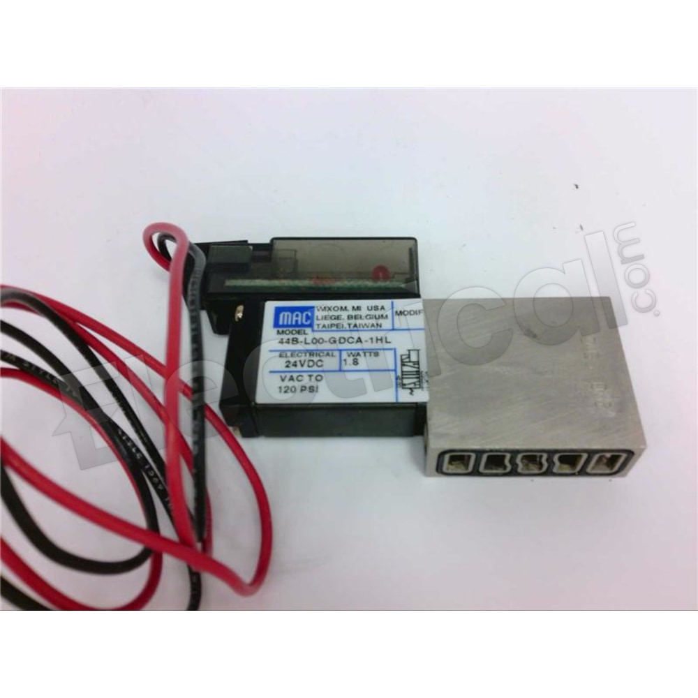 Mac Valves Inc 44B-L00-GDCA-1HL Solenoid Valve Valve