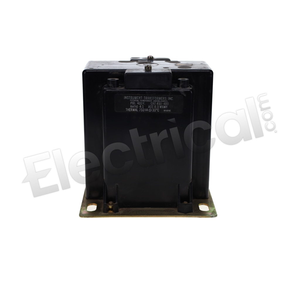 Instrument Transformers Inc 450-480 Control Power Transformer