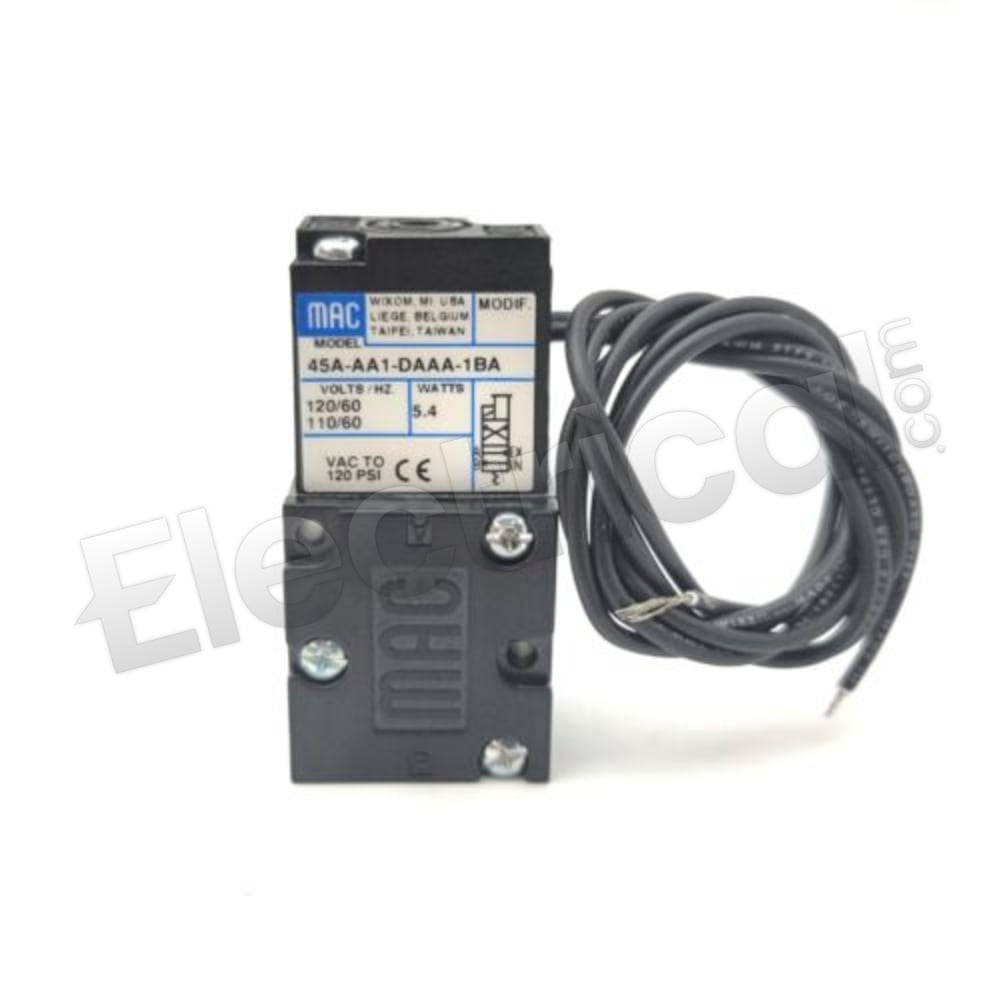 Mac Valves 45A-AA1-DAAA-2BA Solenoid Valve Valve