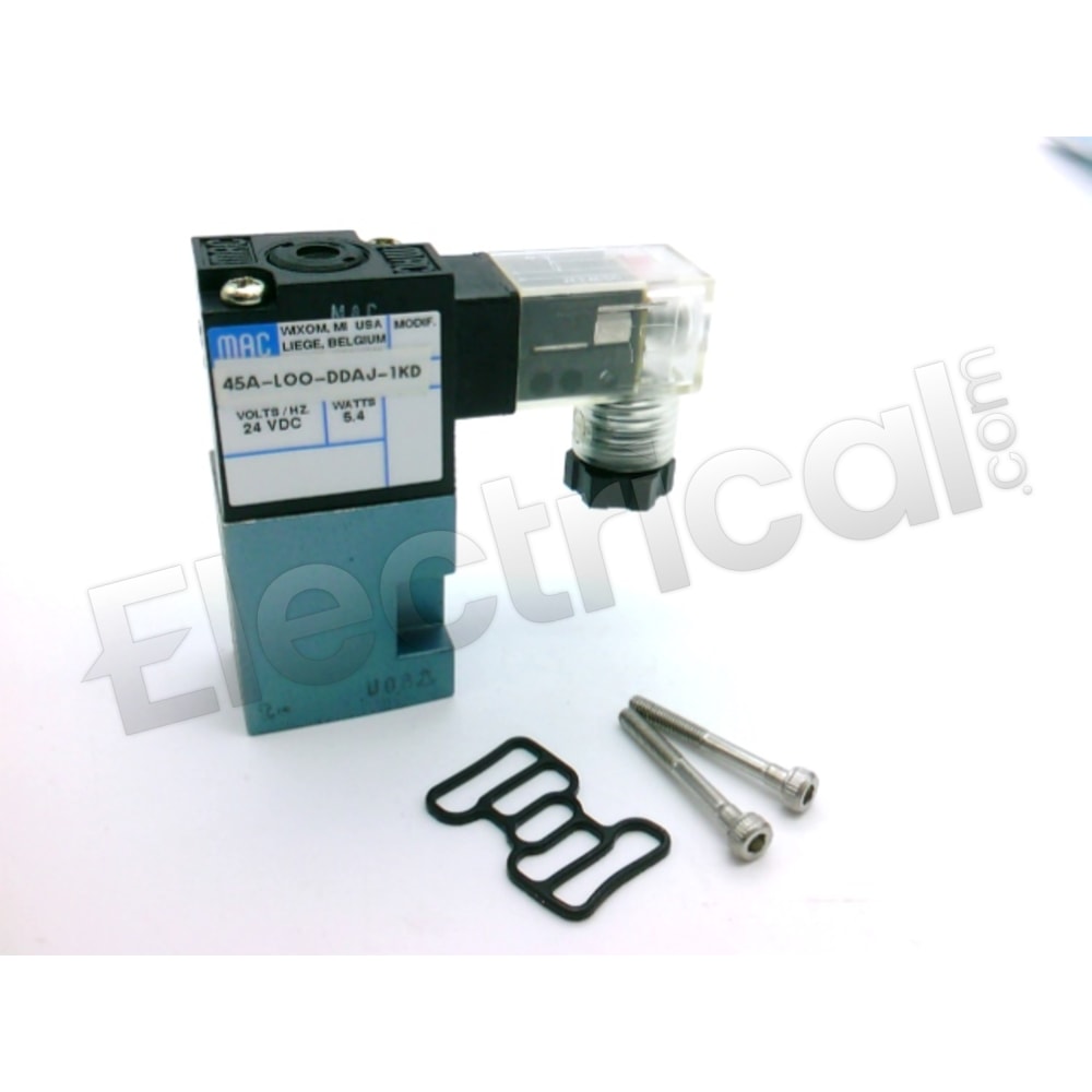 Mac Valves 45A-L00-DDAJ-1KD Solenoid Valve Valve