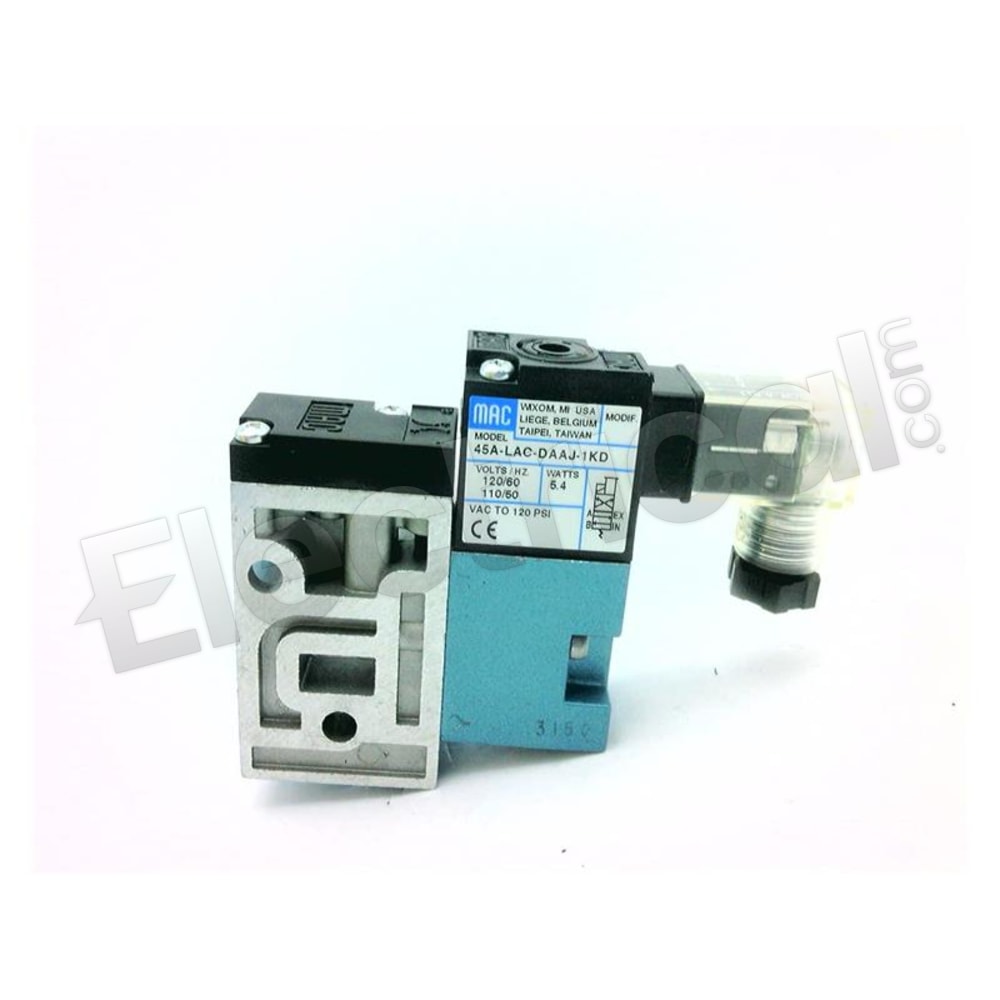 Mac Valves Inc 45A-LAC-DAAJ-1KD Solenoid Valve Valve