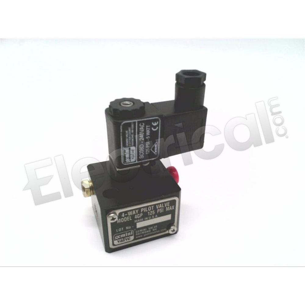 Gemini Valve 4GP-SC08D-240VAC-DS Solenoid Valve Valve