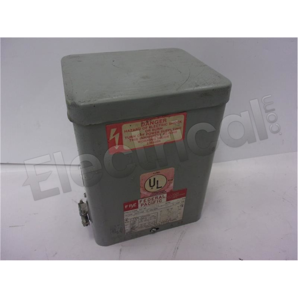 50006 Federal Pacific Transformer Control Power Transformer
