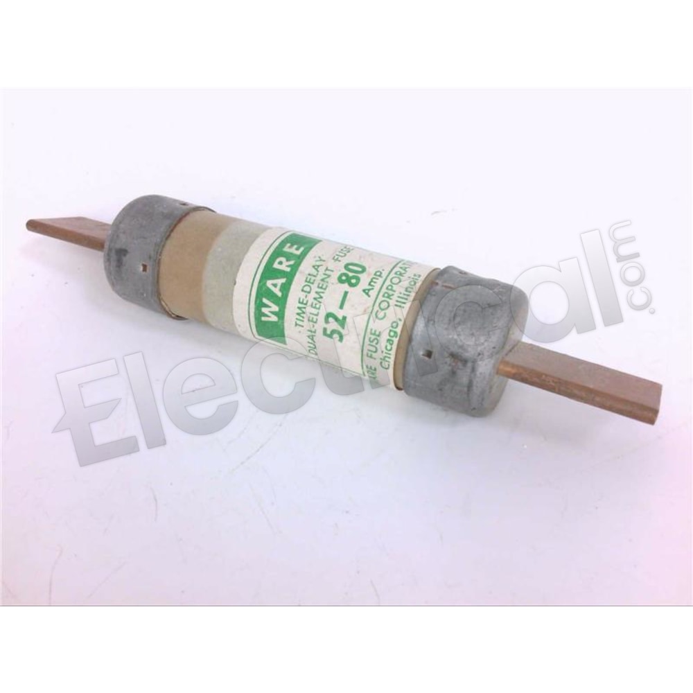 Ware Fuse Corp 52-80 Low Voltage Fuse