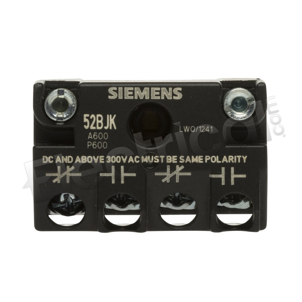 52BJK Siemens Motor Control Part And Accessory Motor Control
