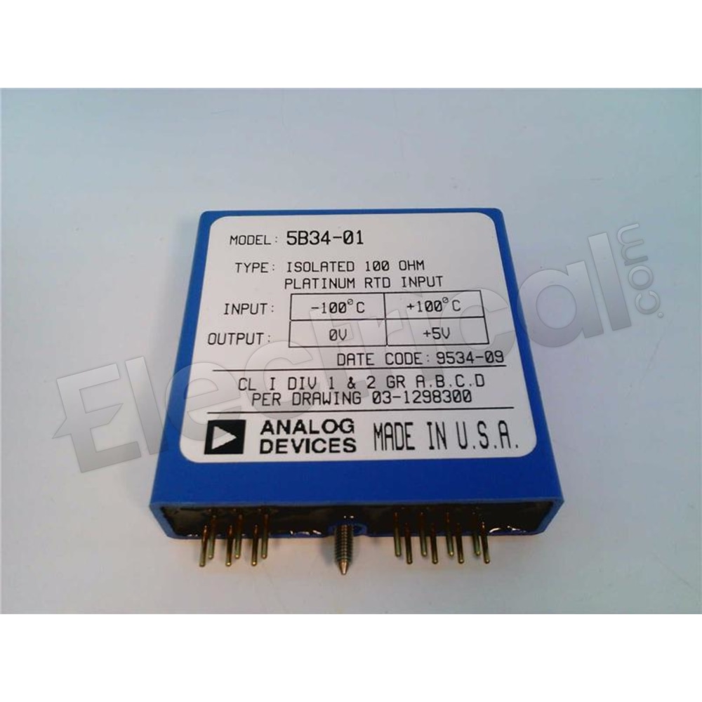 Analog Devices 5B34-01 Power Block Module Semiconductor