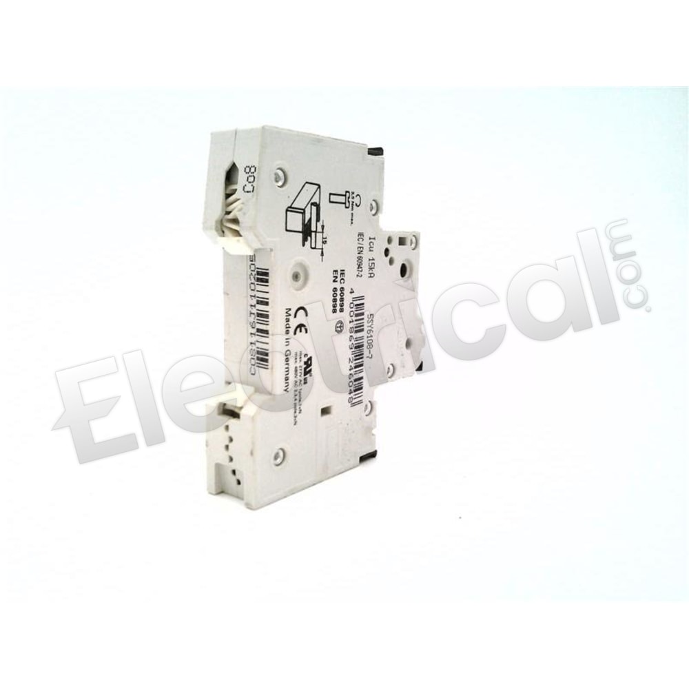5SY6108-7 Siemens 8A 1P SENTRON Miniature Molded Case Circuit Breaker