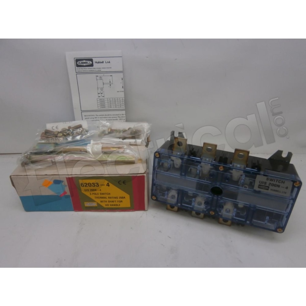 Hubbell 62033-4 Switch Part And Accessory Switch