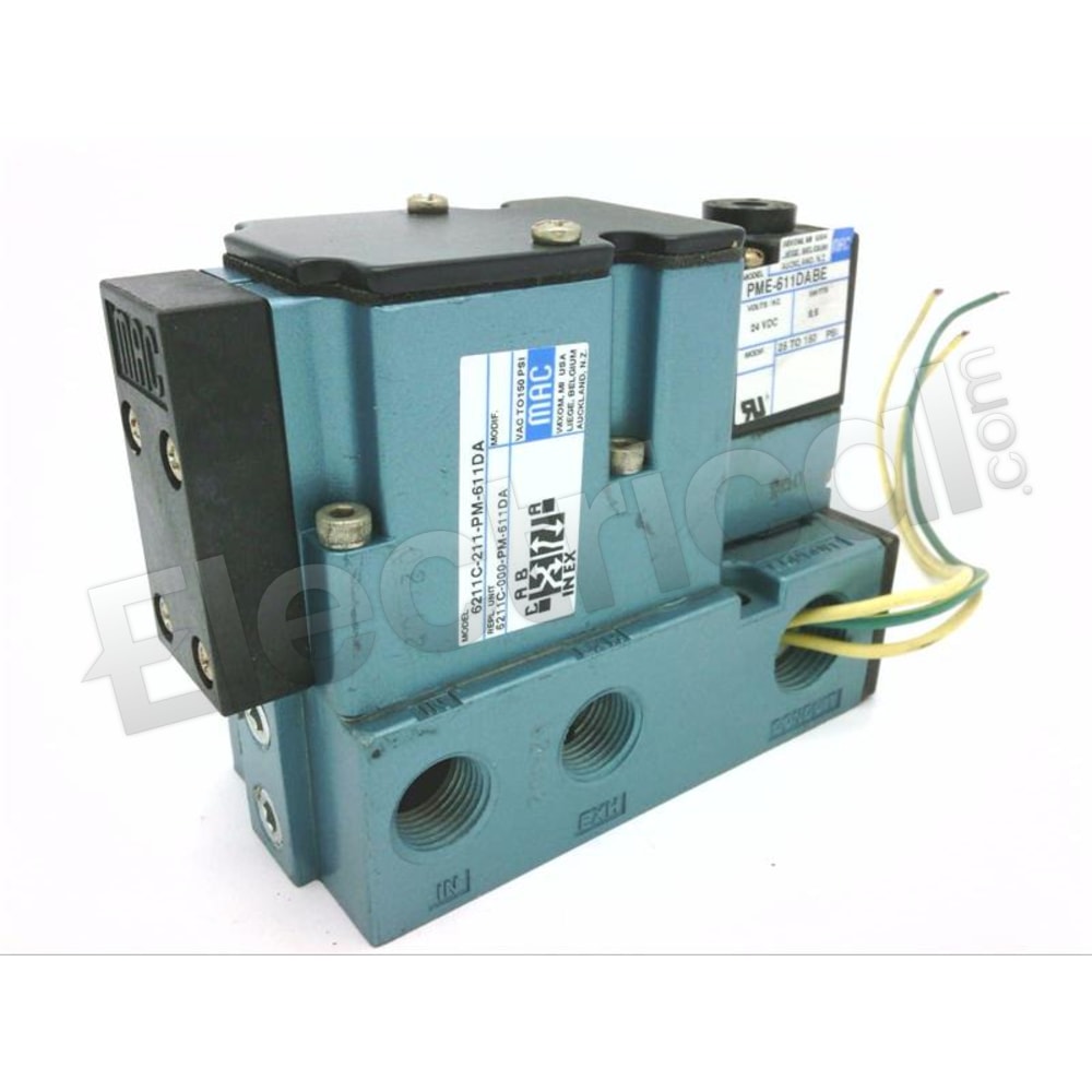 Mac Valves Inc 6211C-211-PM-611DA Solenoid Valve Valve