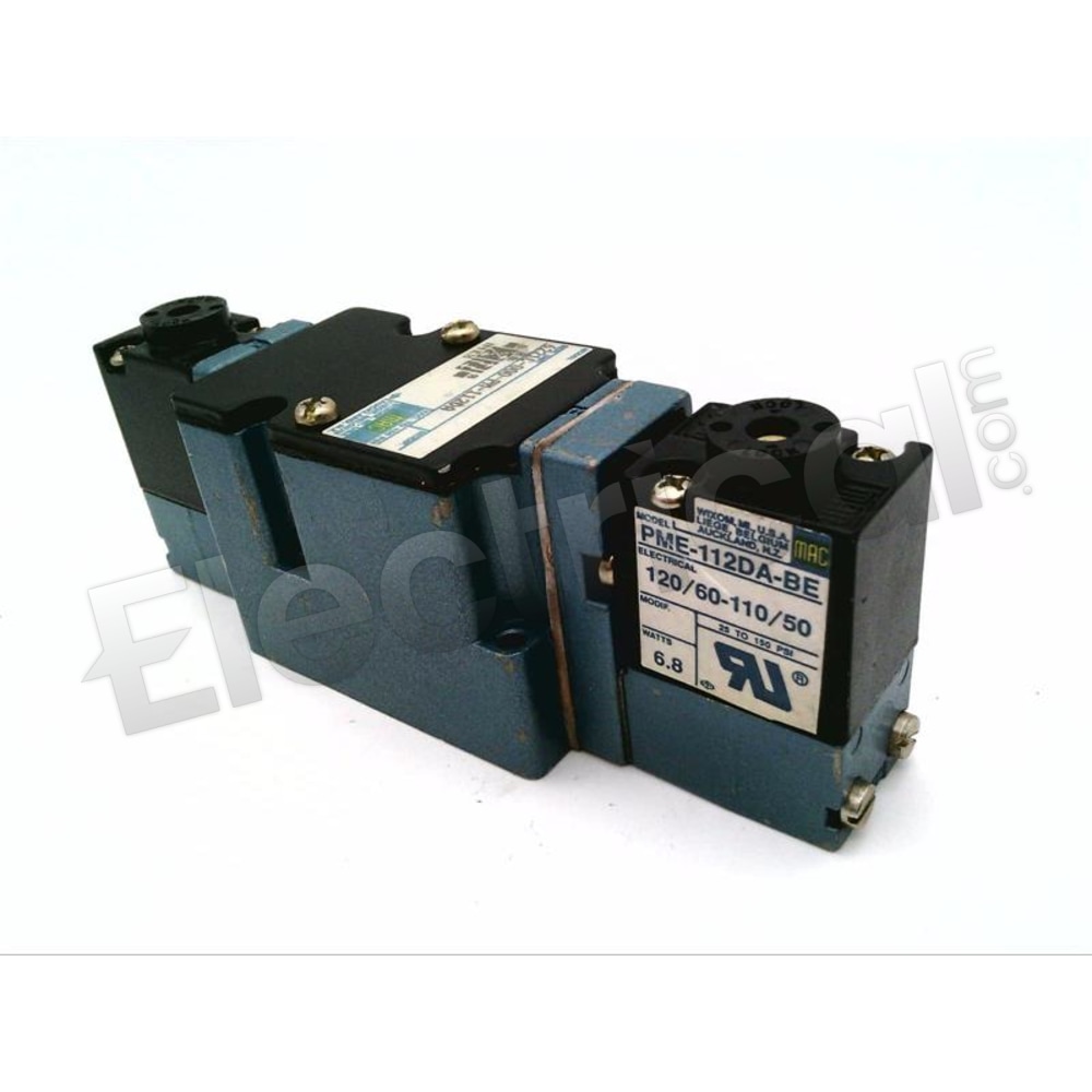 Mac Valves Inc 6221C-000-PM-112DA Solenoid Valve Valve